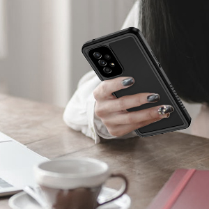 Amazon.com: Lanhiem for Samsung Galaxy A52 Case, IP68 Waterproof Dustproof with Built-in Screen ...