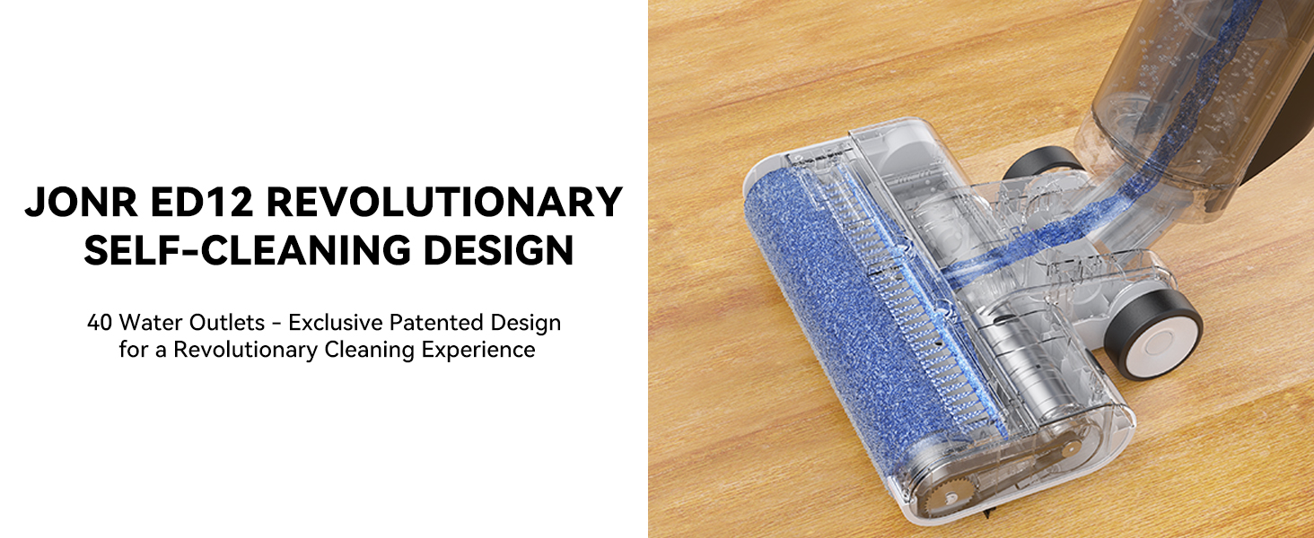 Amazon.com - JONR ED12 Wet Dry Vacuum Cleaner Cordless Hard Floor Vacuum and Mop Combo ...