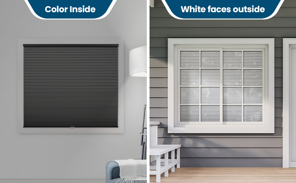 Amazon.com: BlindsAvenue Simply Motorized Cellular Shade with Remote Control, Cordless Wireless ...