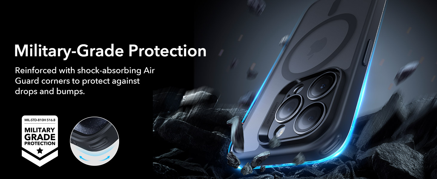 Amazon.com: ESR for iPhone 15 Pro Max Case Set, Translucent Matte Case with Screen Protector ...