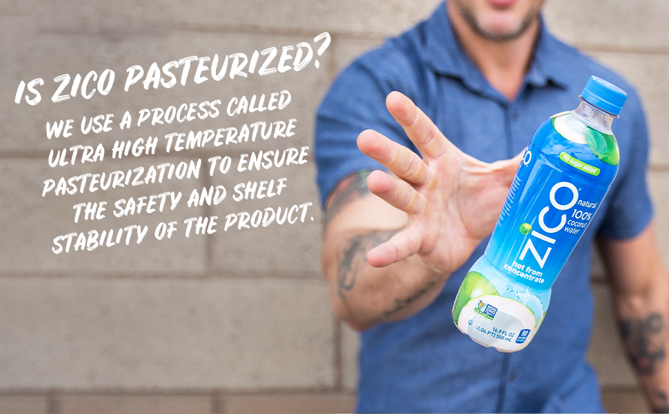 Zico 100% Coconut Water Drink - 12 Pack, 500ml - Natural Flavored, No Sugar Added, Gluten-Free ...