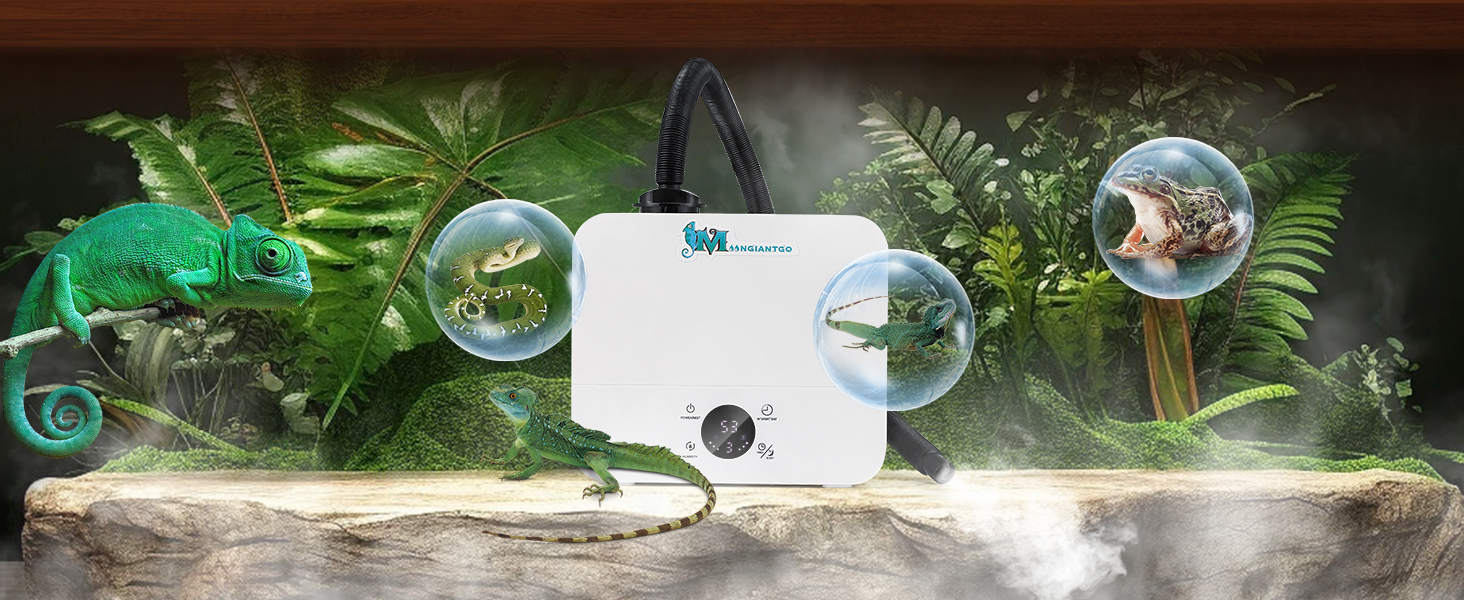 Amazon.com : Moongiantgo Reptile Humidifier with Humidity Control, 3 ...