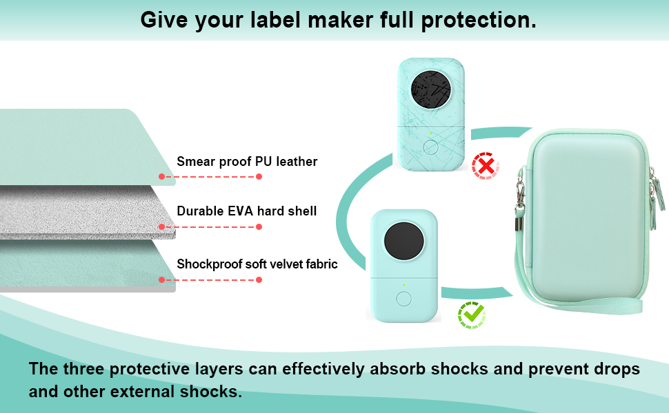 Amazon.com : Canboc Hard Case for Phomemo D30 D35/Memoking D30/NIIMBOT ...