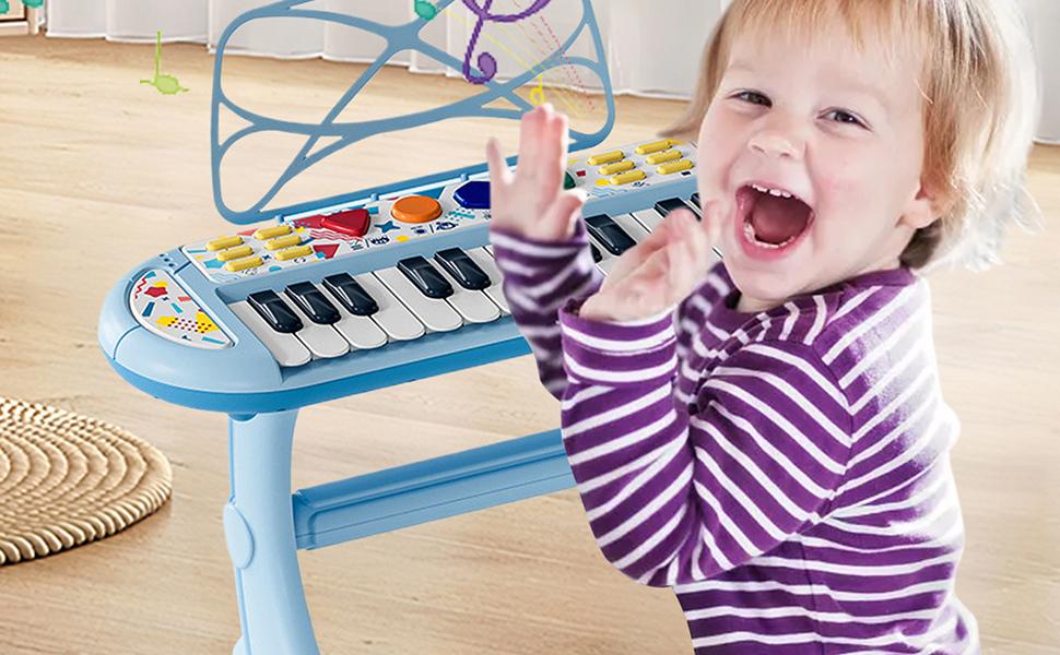 Keyboard Piano | Educational Light Up - Toy Piano Music Learning ...