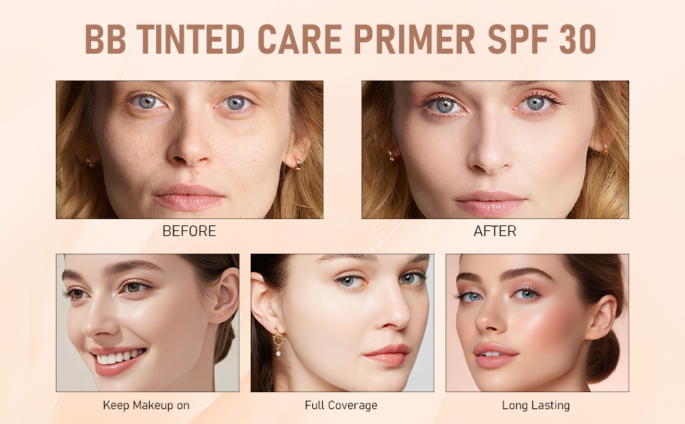 Amazon.com: BB Blur Tinted Moisturizer SPF 30, BB Cream Tinted Moisturizer with Broad Spectrum ...