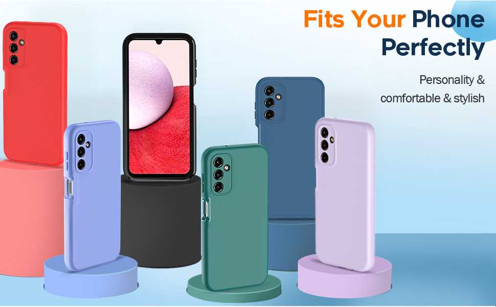 Amazon.com: LeYi for Samsung Galaxy A14 5G Phone Case: Galaxy A14 5G Phone Case with [2 x ...