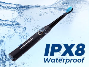 Amazon.com: TEETHEORY 2 Pack Sonic Toothbrush, Electric Toothbrush Adults with 40000VPM 5 Modes ...