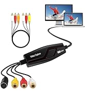 Amazon.com: VHS TO Digital Converter, USB Video Capture Card, Video Capture Device, RCA TO USB ...