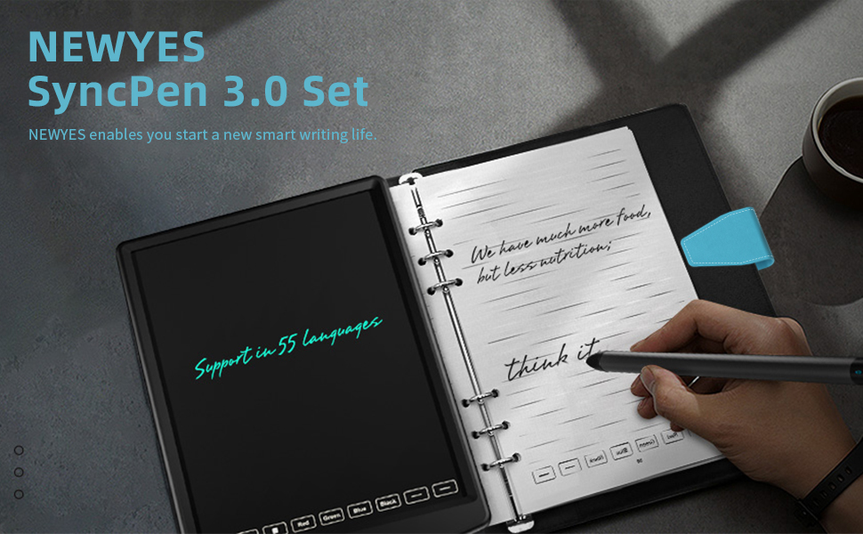 Amazon.com: SyncPen3 Set- NEWYES Smart Pen OCR Digital Pen for Students, Designer, Business Man ...