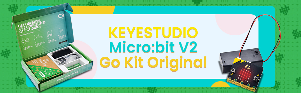 KEYESTUDIO BBC Micro:bit avec Carte Microbit V2, Coque de Protection ...
