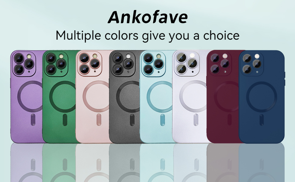 Amazon.com: ankofave Magnetic case for iPhone 11 Pro Max Phone Case for Women, Matte Luxury Soft ...