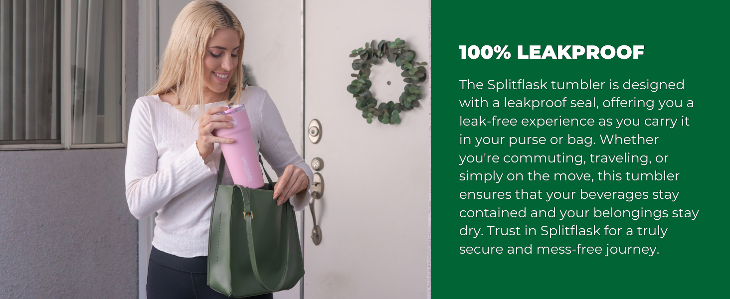 Amazon.com: Splitflask 2-in-1 Hot & Cold Vacuum Insulated 30oz Tumbler, Stainless Steel, Dual ...