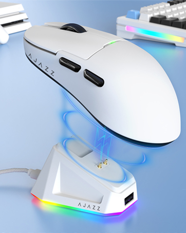 Amazon.com: ATTACK SHARK x Ajazz AJ159 Gaming Mouse,2.4G Wireless Gaming Mouse,56g Ultralight ...