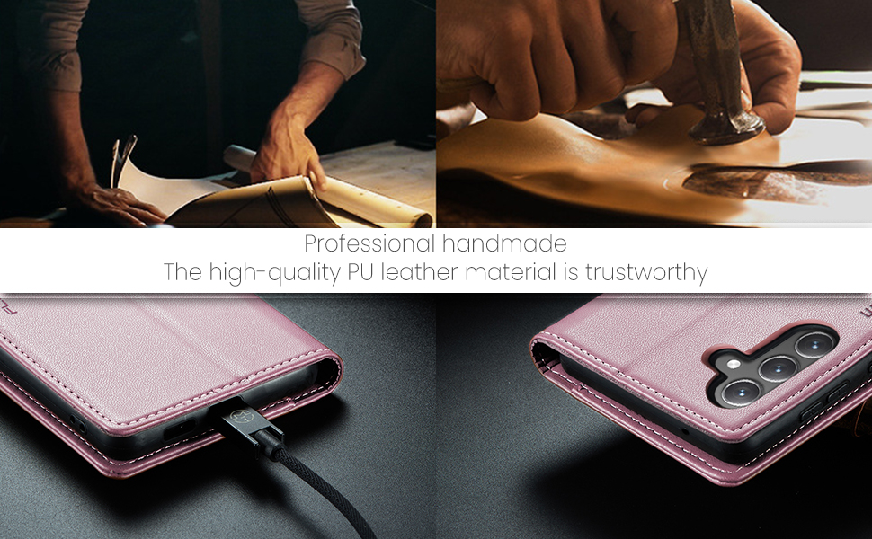 Amazon.com: for Samsung Galaxy S24 5G Wallet Case with RFID Blocking Credit Card Holder, PU ...