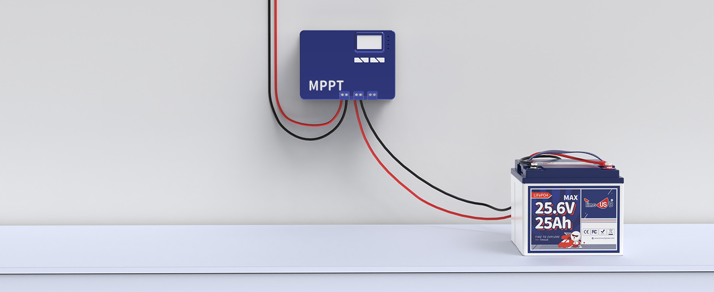 Amazon.com: Timeusb 24V 25Ah LiFePO4 Battery, 2C High Discharge Rate ...