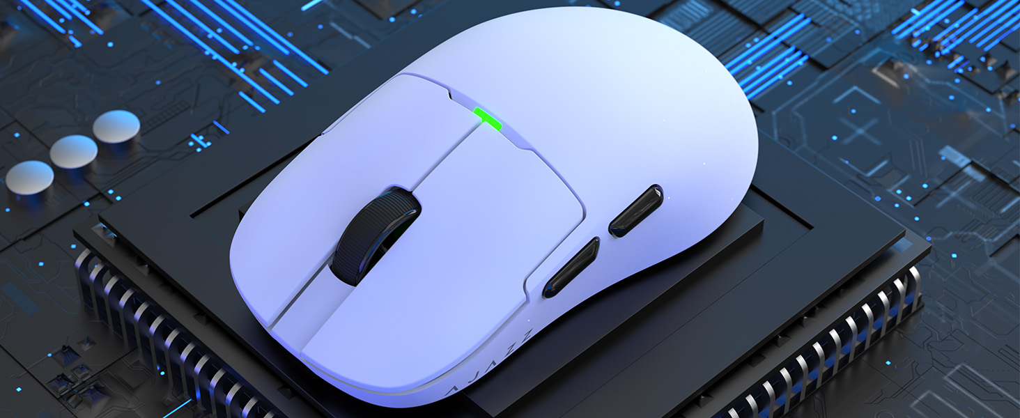 Amazon.com: Ajazz AJ159 Dual Mode Lightweight Gaming Mouse with Type C Wired and USB Receiver ...