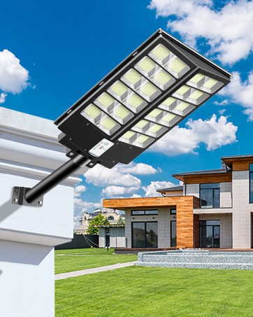 JOYEYE 8000W Solar Street Lights Outdoor: Commercial Solar Parking Lot Lights with Motion Sensor ...