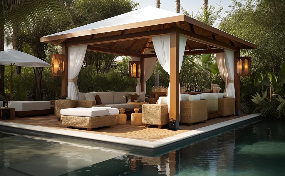 MYOYAY 4×4" Post Base with Screws Deck Railing Post Flange Anchor Base 4mm Thick Metal Black ...