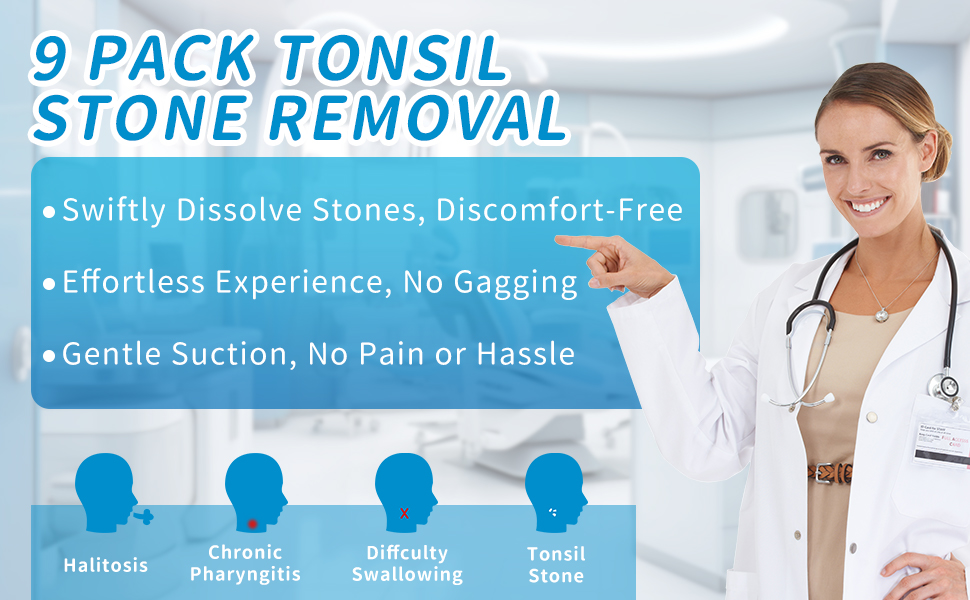 Amazon.com : Tonsil Stone Remover Vacuum,10 Pack Tonsil Stone Removal ...