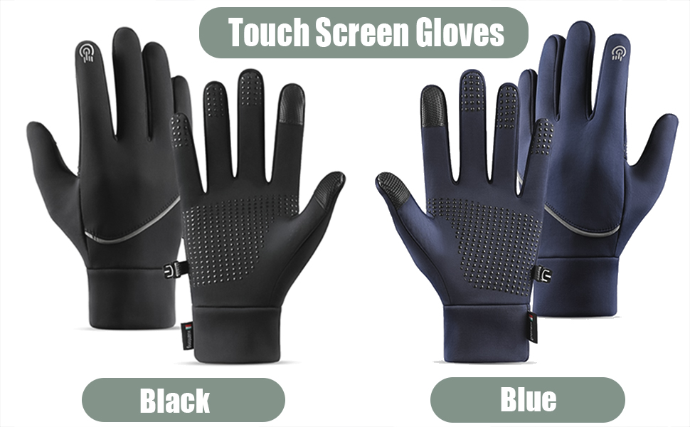 MLKLDOU Thermal Gloves for Men Women,Waterproof Cycling Gloves and Touchscreen Anti Winter Thin ...