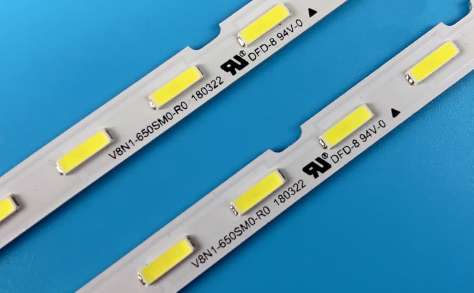 Amazon.com: PANMILED 2 Pieces Led Backlight Strips for Samsung 65‘’TV UN65RU7100FXZA ...