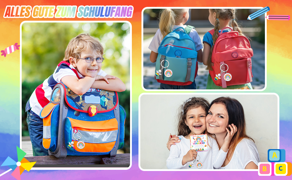 Rorchio Einschulung Geschenk Mädchen Kinder, Schulkind Schultüte Füllen Ideen. Schutzengel ...
