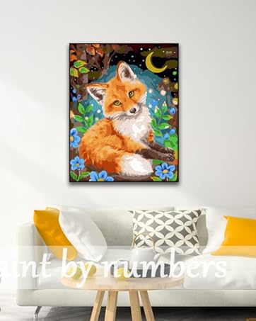 jieyisier Fuchs Malen Nach Zahlen, Malen Nach Zahlen Erwachsene, Schmetterling Malen Nach Zahlen ...