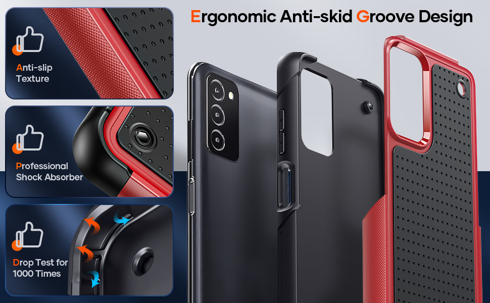 Amazon.com: LeYi for Galaxy A03S Phone Case, Samsung AO3S Phone Case with [2 Pack] Screen ...