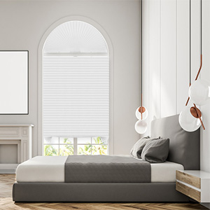 Amazon.com: MALOKI Arch Window Shades Half Circle, 2PCS Pleated Semi Circle Half Moon Arched ...