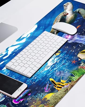 Amazon.com: Amrgik A Pirate Boat Mouse Pad XXL Large Gaming Mouse Pad ...