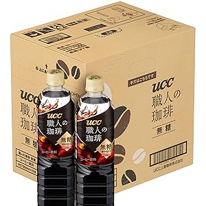 Amazon.co.jp: 【Amazon.co.jp限定】UCC 職人の珈琲 無糖 PET900ml×12本【アイスコーヒー】【コーヒーペットボトル】【ケース販売】 : 食品・飲料・お酒