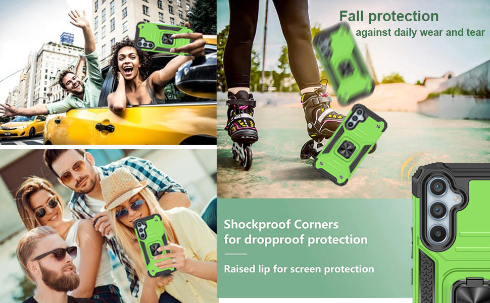 Amazon.com: for Samsung S23 FE Case: S23 FE Case with Screen Protector: (Heavy Duty) Military ...