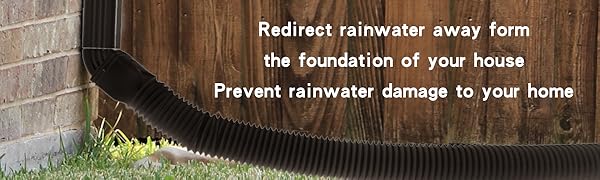 NAACOO Gutter Downspout Extensions, 65 inch Downspout Extender - Rain ...