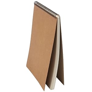 ZOENHOU 6 Pack A4 Sketchbook, 60 Pages 30 Sheets Drawing Book 160 GSM Sketch Pad Spiral Bound ...