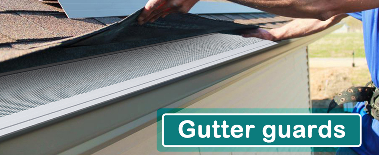 Daisypower 23ft Gutter Guards,5 Inch Stainless Steel DIY Leaf ...