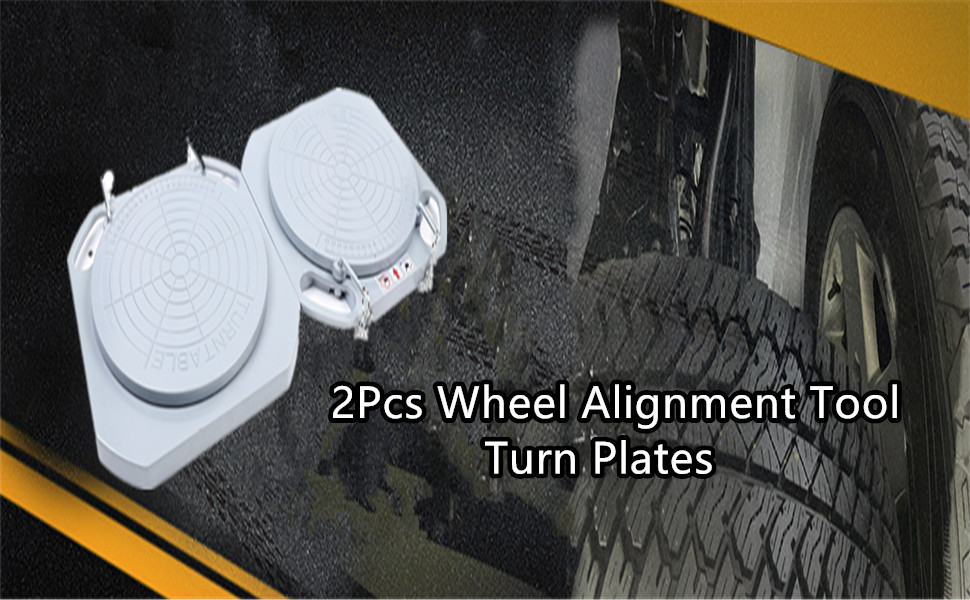 Amazon.com: WETUSSEX 2Pcs Wheel Alignment Tool Turn Plates, 345mm Heavy ...