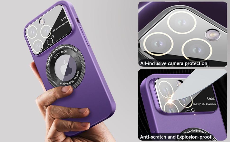 Amazon.com: SKYLMW for iPhone 12 Pro Max Case 6.7" 2020, Large Viewport Design, Hard PC Built-in ...