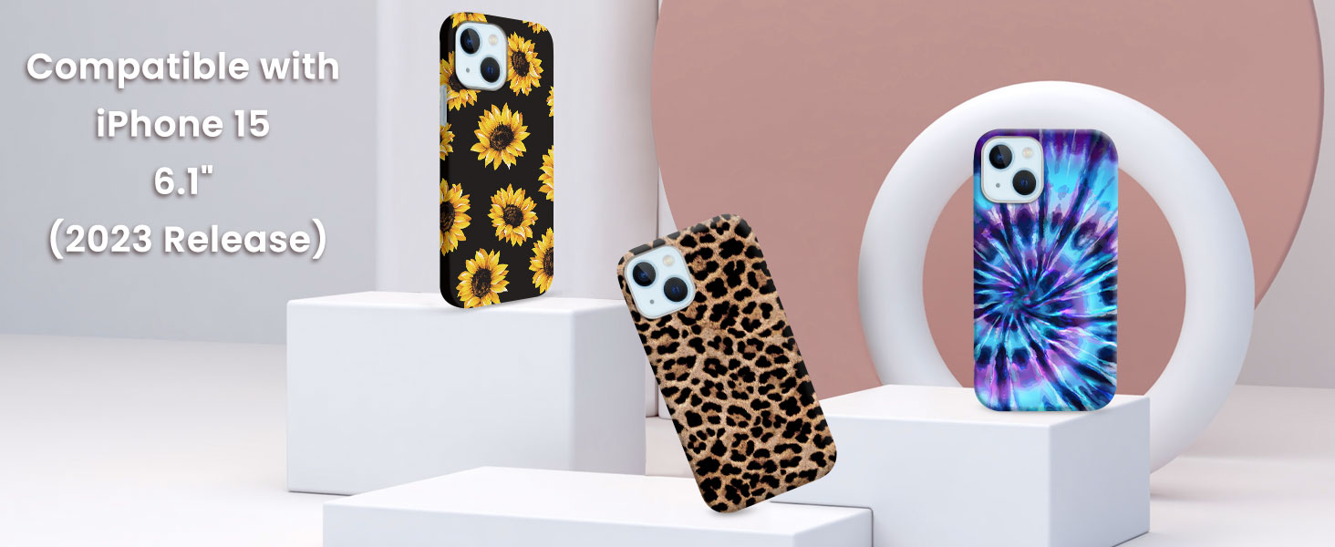 Amazon.com: Hi Space Case Compatible with iPhone 15 Leopard Print Cheetah, Animal Brown for ...