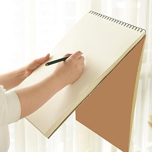 A3 Sketchbook A3 Drawing Pad for Artists Sketchbook A3 Landscape Spiral Bound 160gsm 60 Pages ...