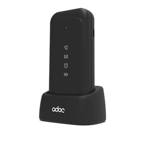 ADOC SC04 Teléfono Móvil 4G de Tapa con Whatsapp, Pantalla Táctil, Video conferencias, Teclas ...