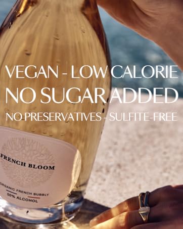Amazon.com : French Bloom Le Blanc Alcohol-Free Sparkling Wine, 750ml - Certified Organic, Vegan ...