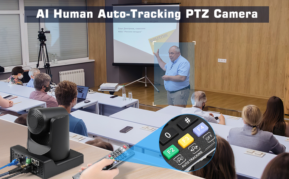 Amazon.com : Chameye HDMI PTZ Camera 20x Optical Zoom AI Auto Tracking ...