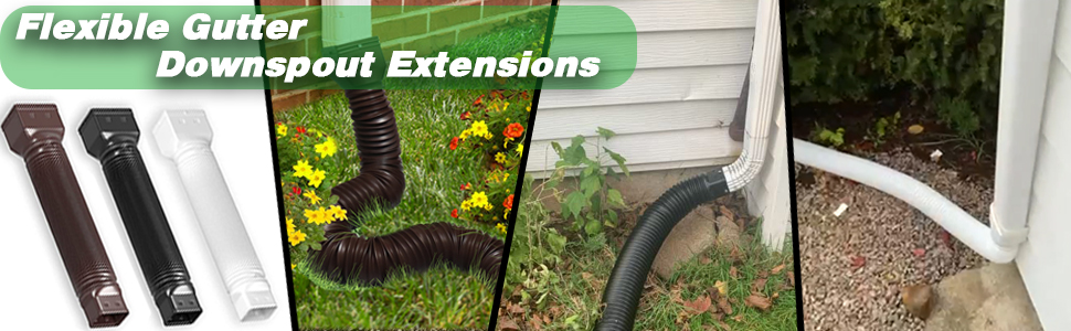 Amazon.com : UNICHIC Gutter Downspout Extensions Rain Gutter Downspout ...