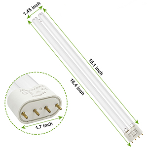 Amazon.com: showingo 36 Watt UV Bulb Lamp for use with 2G11 (4-pin) Bulb Bases, a Fully ...