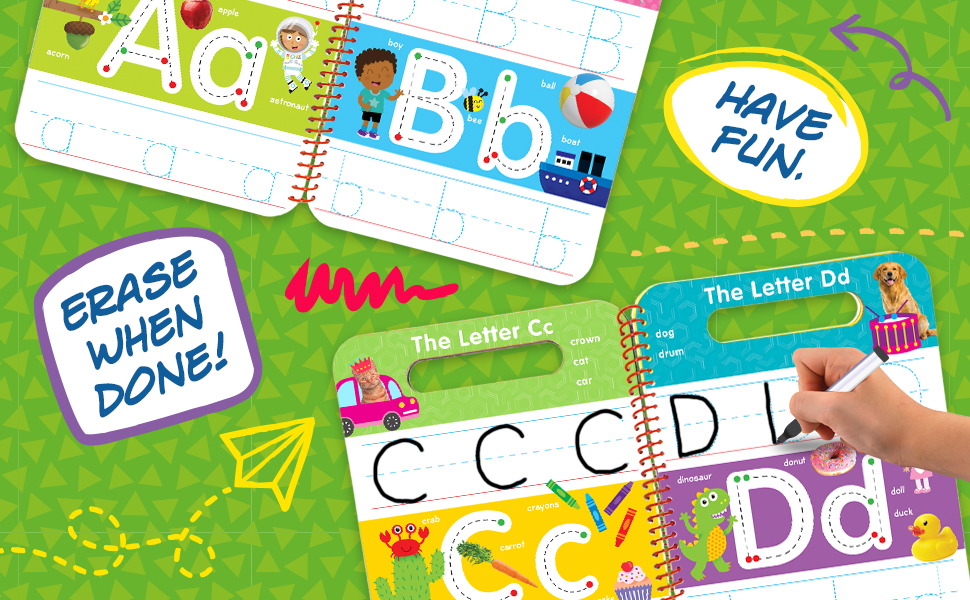 Amazon.com: My First Wipe-Clean: Alphabet-Teacher-Approved Activities to Help Kids Trace, Write ...