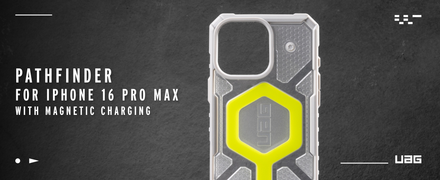 Amazon.com: URBAN ARMOR GEAR UAG Designed for iPhone 16 Pro Max Case 6.9" Pathfinder Clear ...