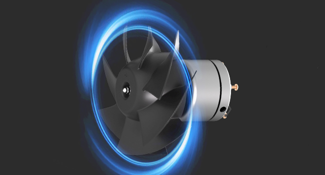 Hon&Guan Rohrventilator 150mm Leise mit Geschwindigkeits Regler EC Motor, 798m3/h Inline ...