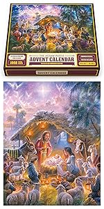 Amazon.com: The Original Jigsaw Puzzle Advent Calendar 2024 – Christmas Magic, 24 Boxes 1008 ...