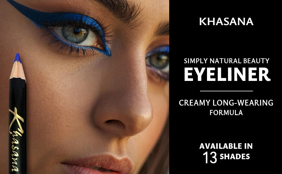 Amazon.com : Khasana Eyeliner Pencil, Glide On, Waterproof, Ultra Smooth & Creamy Application ...