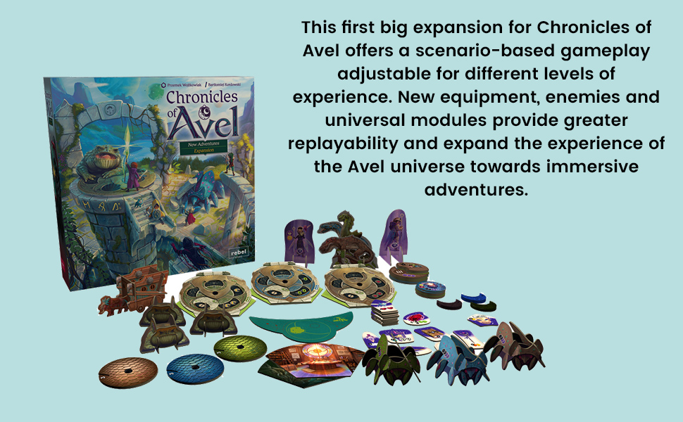 Amazon.com: Chronicles of Avel: New Adventures EXPANSION - Fantasy Game, Cooperative Strategy ...
